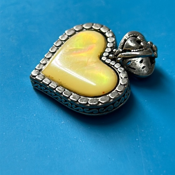 Cookie Lee | Jewelry | Reversible Heart Pendant | Poshmark